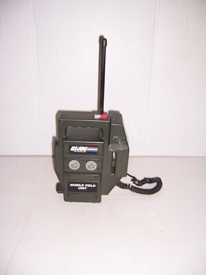 Vintage 1984 GI Joe Mobile Field Unit Walkie Talkie 2-Way Radio Hasbro ...