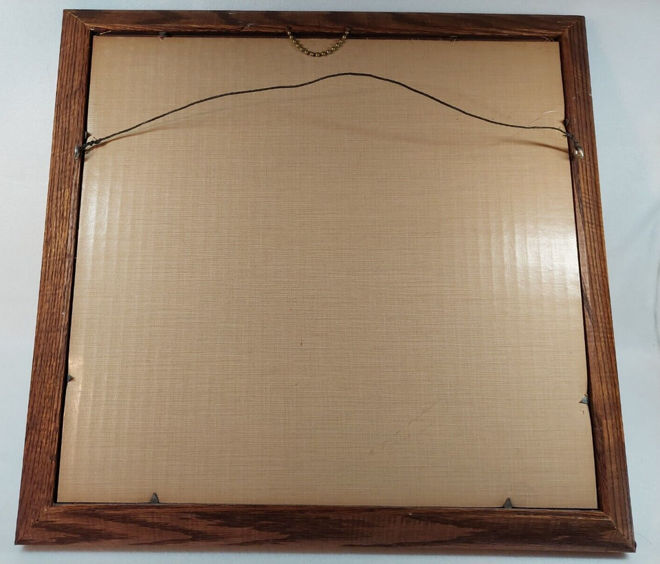 Warren Boucher New England Covered Bridges on Burlap in Oak Wood Frame ...