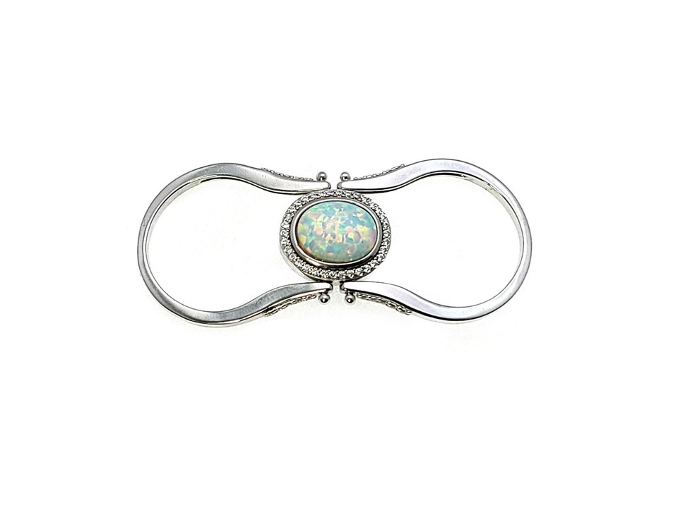 Larimar/Opal Happy Hour Ring (Reversible) 925 Sterling Silver Assorted ...