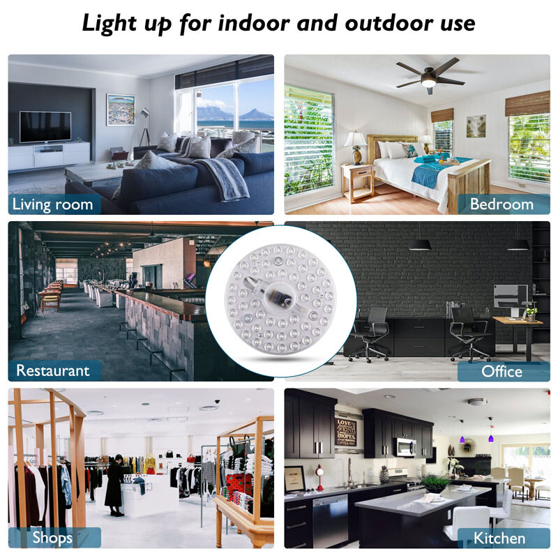 24W 6500LM Ceiling LED Light Replacement Engine Retrofit Ceiling Fan ...