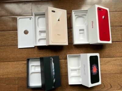 Apple iPhone 8 Plus, 5 and SE Original empty box only. Pick Size ...