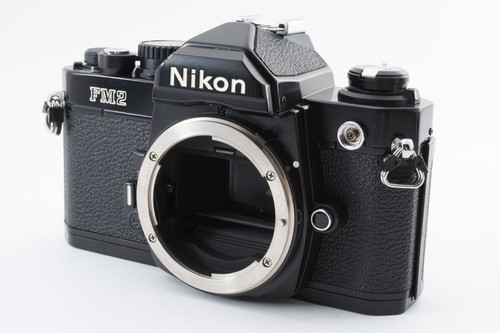 [N MINT w/MF-16] Nikon New FM2 FM2N 35mm SLR Film Camera Black Body ...
