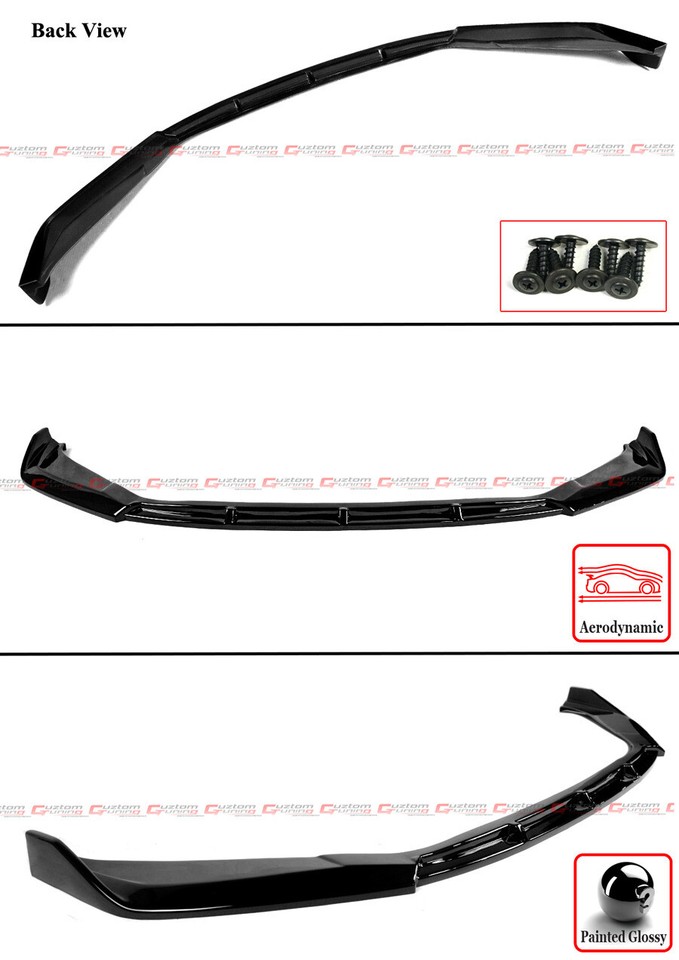 For 2021-2025 Lexus IS300 IS350 CTM Design V2 Gloss Black Front Bumper ...