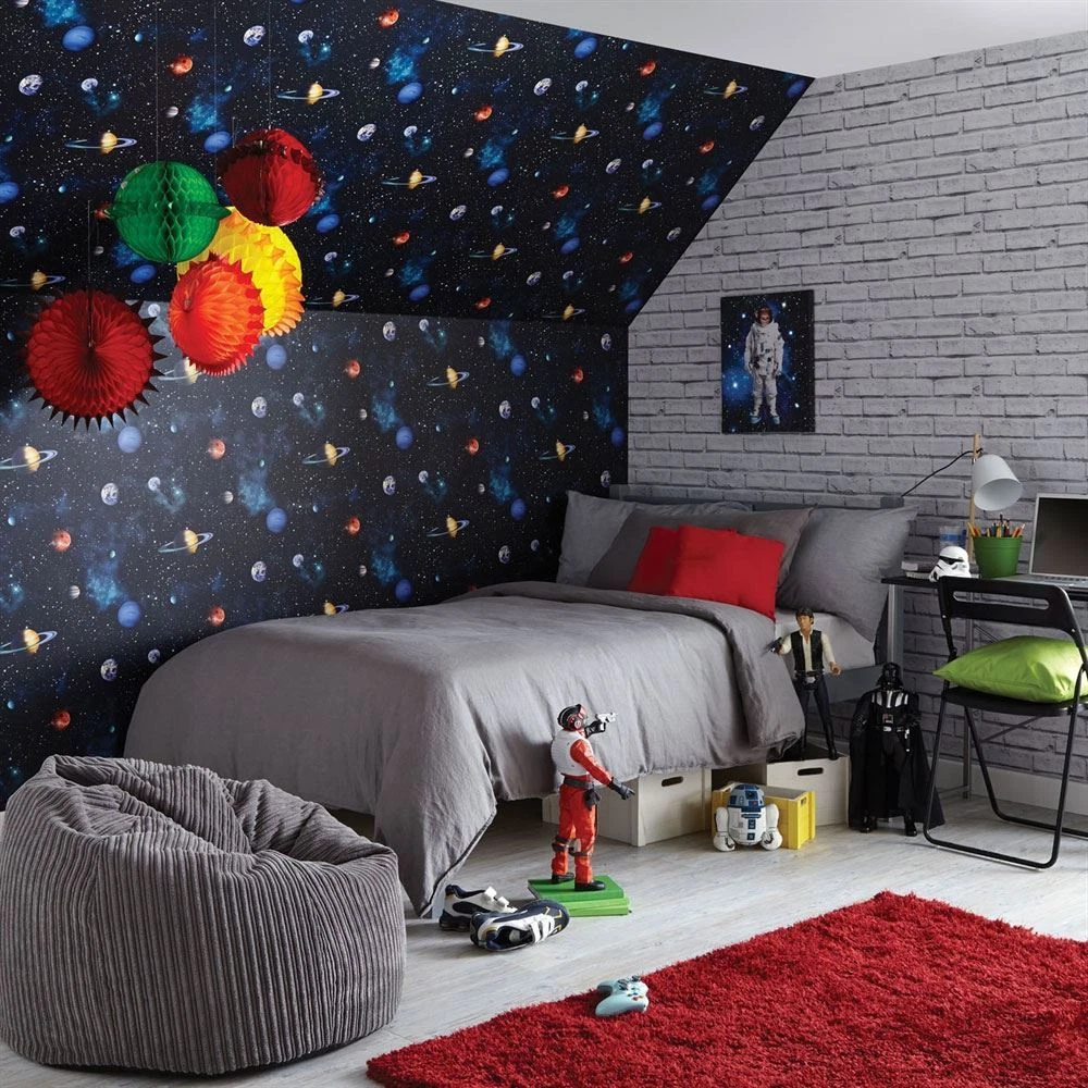 Solar System Wallpaper For Bedroom