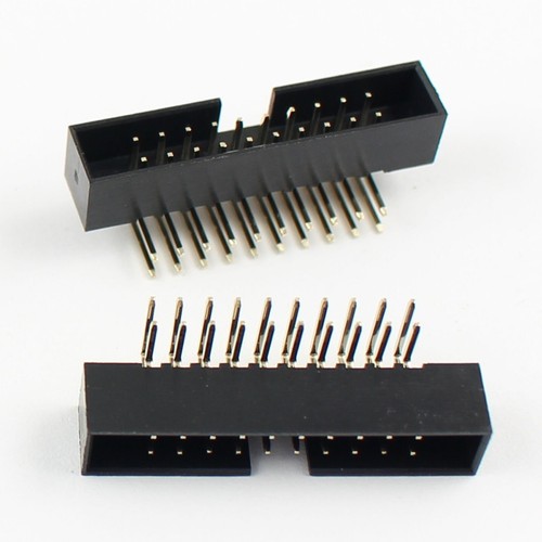 5Pcs 2mm 2.0mm Pitch 20 Pin Right Angle Male Shrouded IDC Box Header ...