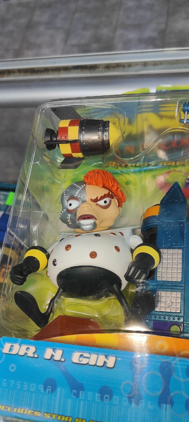 Dr. N. Gin Crash Bandicoot Action Figure 1999 Series 2 Resaurus ...