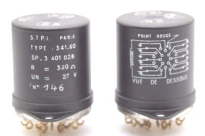 RELAY STPI 341.60 320 Ohm 27V NOS (NEW OLD STOCK) 1PC. CA334U2F270617 ...