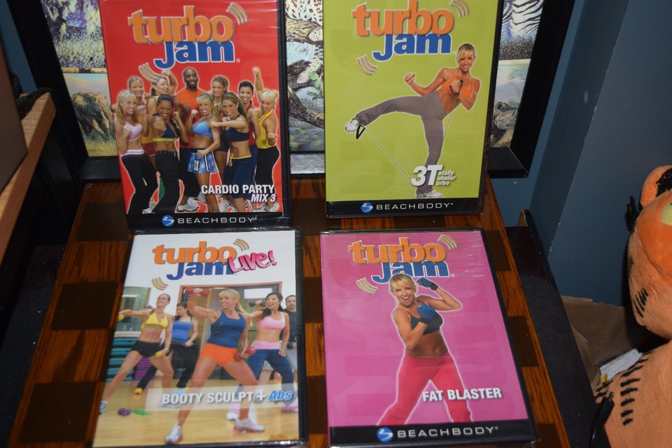 Turbo Jam DVD LOT - 4 BRand NEW Sealed Workout Dvds | eBay