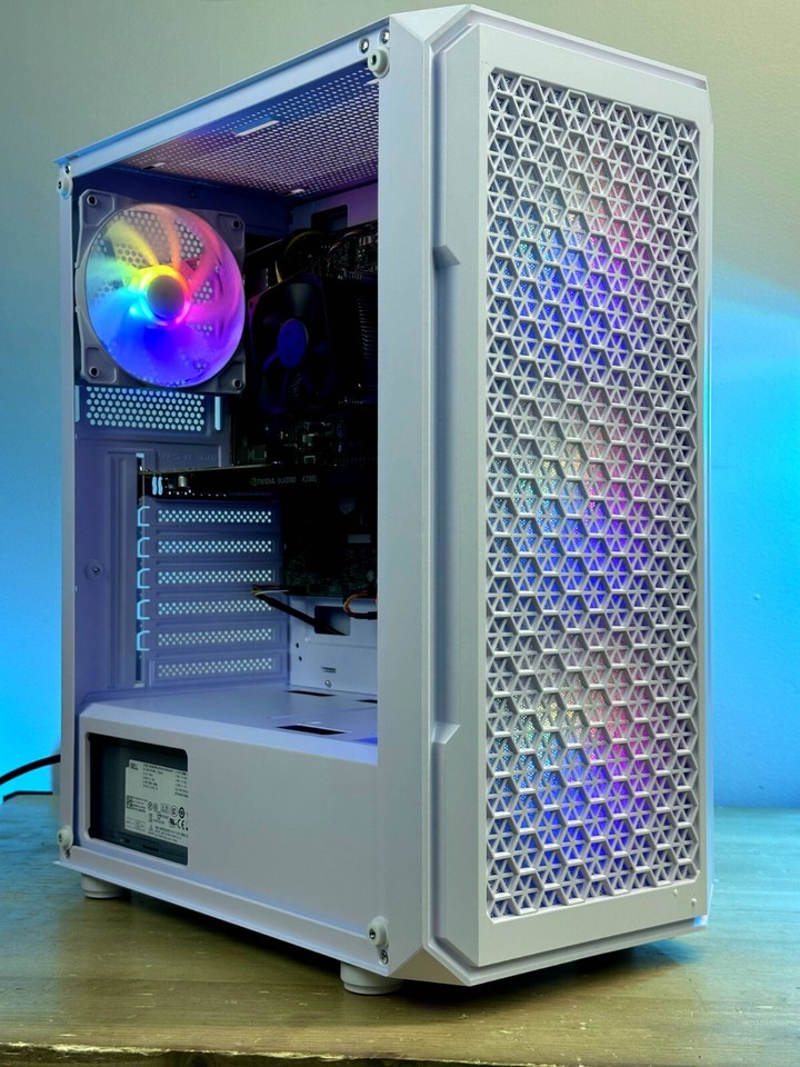 Custom Desktop Gaming PC RYZEN 5 16GB SSD + 1Tb Windows 11 * GPU SWAP ...