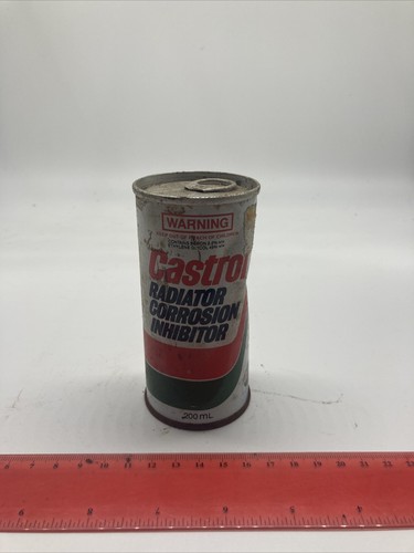 Vintage Castrol Radiator Corrosion Inhibitor unopened, tin dented etc ...
