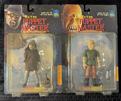 Lot of 2 Retro Puppet Master Action Figures Retro Blade and Cyclops | eBay