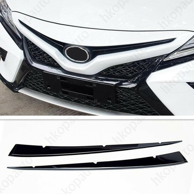 For 2018-2020 Toyota Camry Black Stainless Steel Front Grille Grill ...