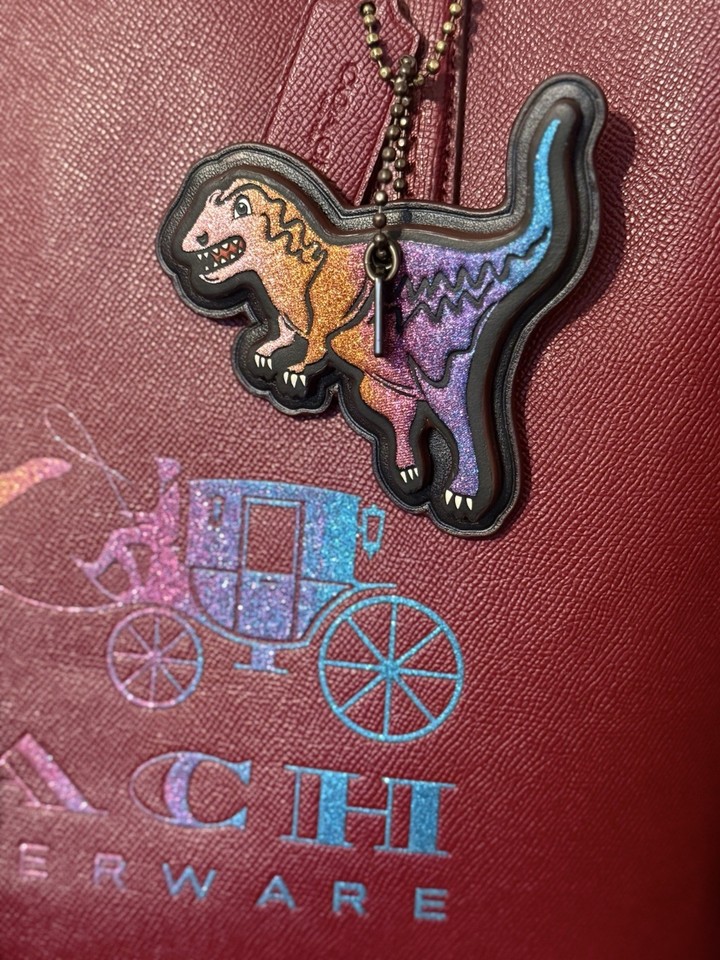 Coach REXY & Carriage Tote Set w/ matching Wristlet & Glitter Rexy Bag ...