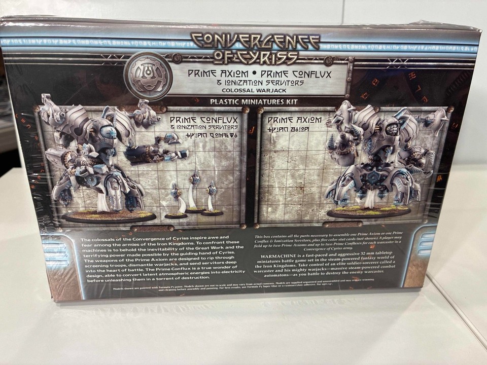 New WARMACHINE Convergence of Cyriss PRIME AXIOM / CONFLUX Colossal ...