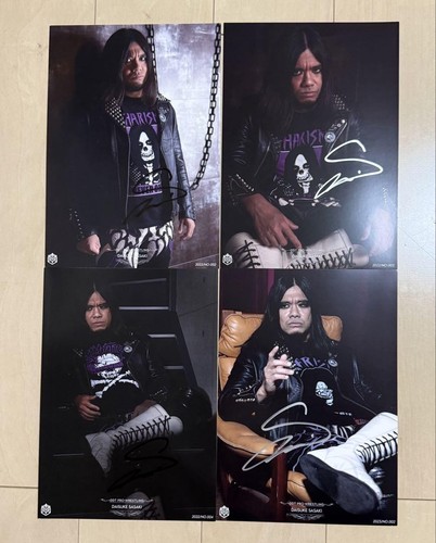 DDT Pro Wrestling Daisuke Sasaki Signed Portrait Collectible New | eBay