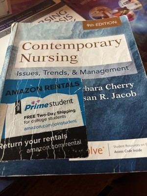 Contemporary Nursing : Issues, Trends, and Management by Cherry and ...