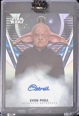 2023 Topps Star Wars Phantom Menace Signature Series #A-MC Even Piell ...