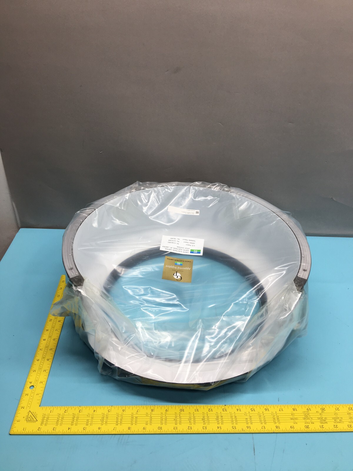 TOKYO ELECTRON TEL ES1810-121898-13 SHIELD, DEPO LOWER-Y COPPER, 134306 ...