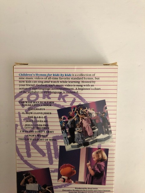 Gerbert in "Childrens Hymns" (VHS) for sale online | eBay