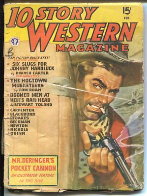 PULP: 10 Story Western 2/1947-Popular-western pulp thrills-deringer ...