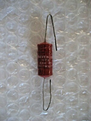 1 x NOS 68K Ohms Daven 1.25 Watt Noninductive Wirewound Resistors! | eBay