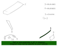 Genuine Mercedes-Benz Handle Molding 167-743-01-00 for sale online | eBay