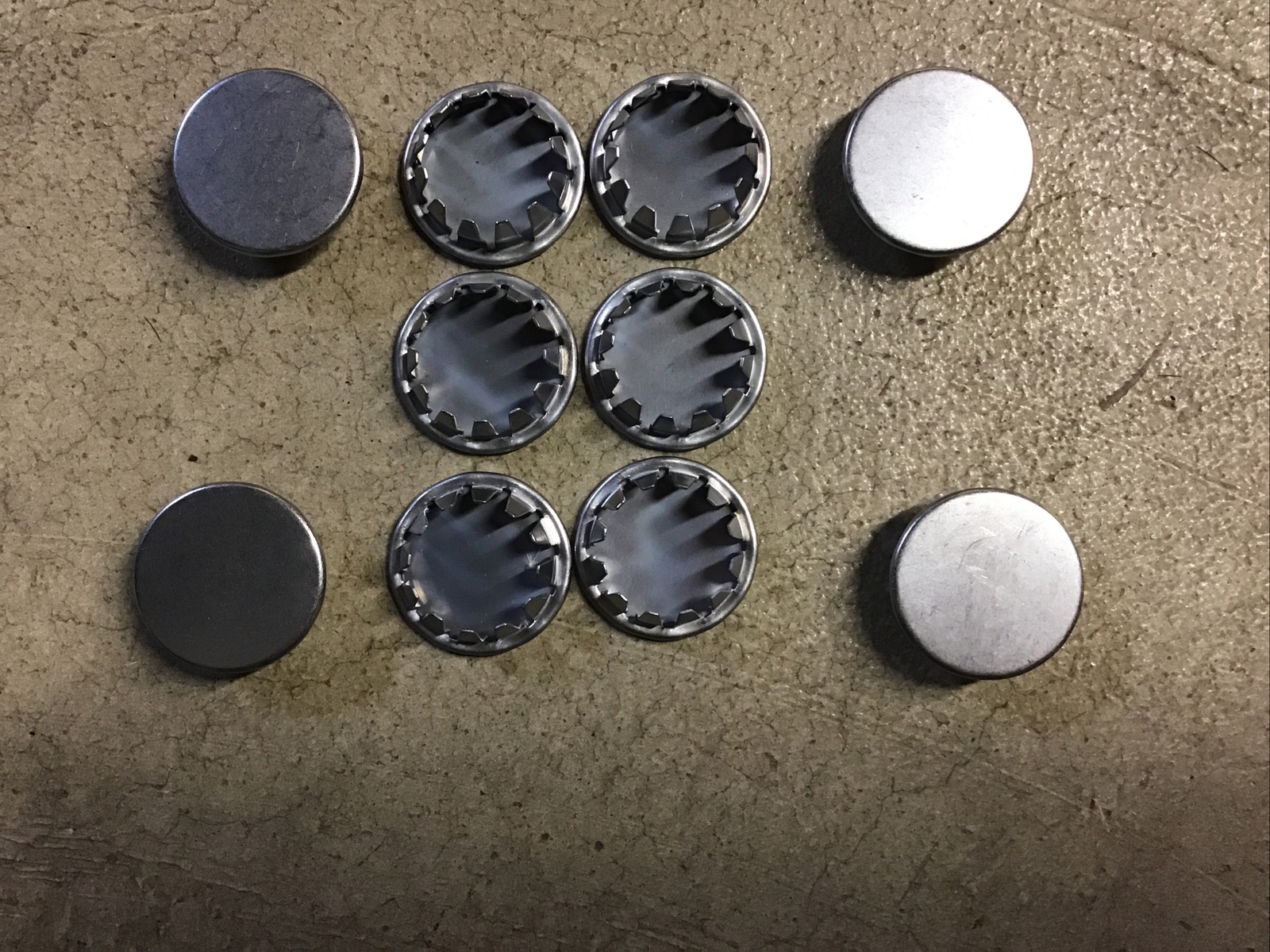 10 Pack 3/4" Metal Hole Plugs- Nickel Plated SP-750-NK | eBay
