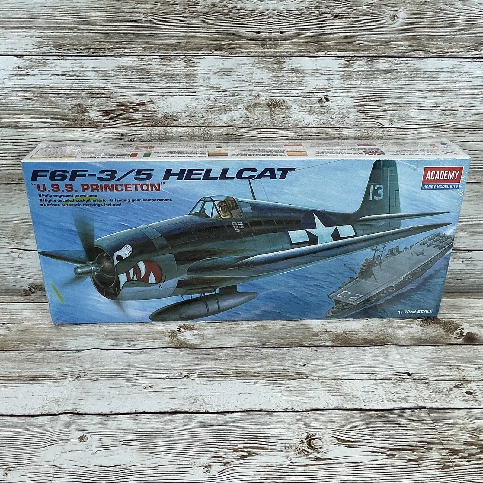 Lot of 7 Academy Plastic Airplane Models Factory Sealed 1:72 Scale Military