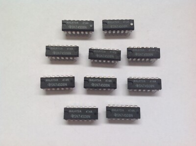 10 Pcs x 74S08N Texas Instruments DIP IC 74S08 Fast Post!. | eBay Australia