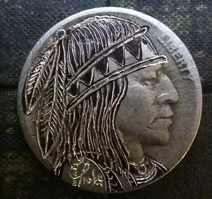 Hobo nickel 3 Kennedy 40% silver original by J&M Tarantula Good Bad and ...
