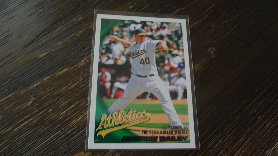 2010 TOPPS # 236 ANDREW BAILEY BASEBALL CARD | eBay