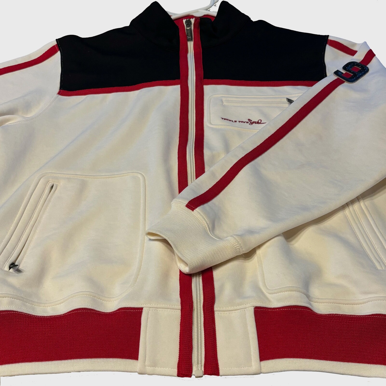 Vintage 1995 \ Triple Five 555 Soul \ Men's Zip-Up Athletic Jacket ...