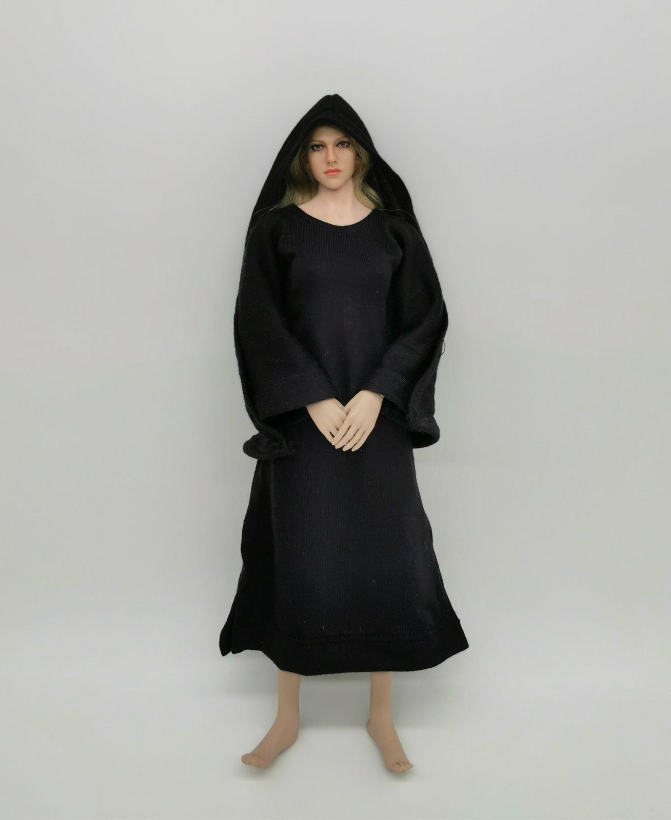 1/6 Scale Nun Style Hooded Set Robe Model for 12" HT PH Female Body ...
