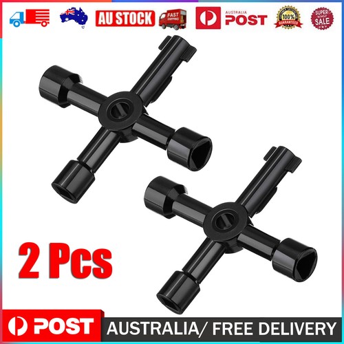2PCS 4 Way Multi-Functional Utilities Key Electric Cabinet Keys Gas Meter Keys | eBay