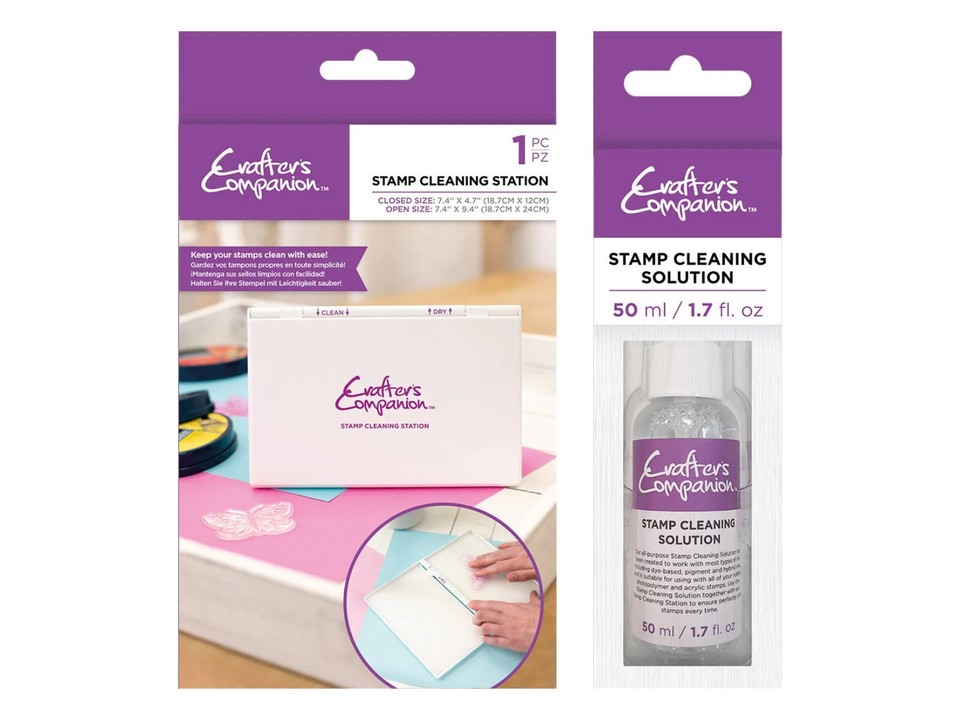 Crafters Companion - Stamp Cleaning Station and/or Solution Options ...