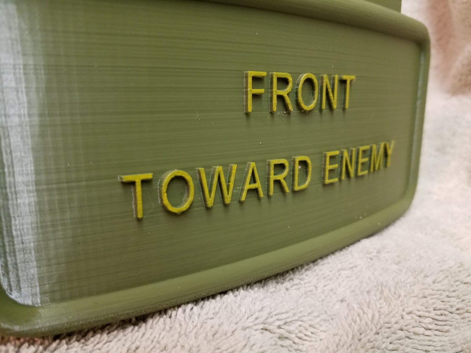 Claymore Mine "FRONT TOWARD ENEMY" M18 Tow Hitch Receiver Cover 2” , Truck, SUV | eBay