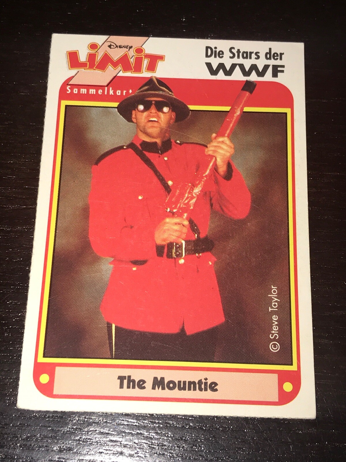 1992 German Disney WWE “The Mountie” Wrestling💎Die Stars Der WWF🔥Rare ...