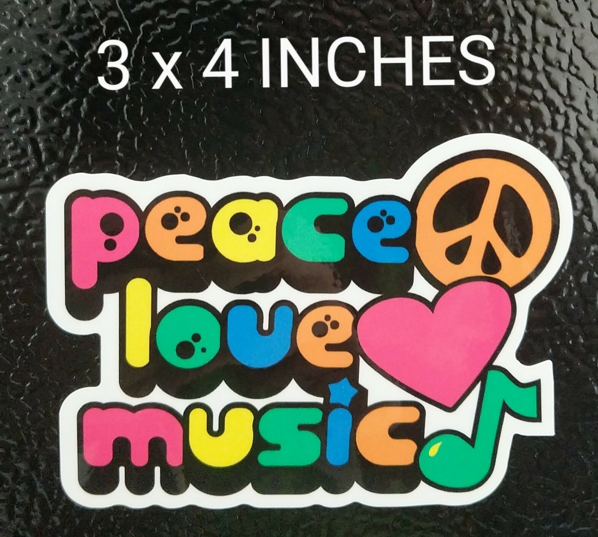 Peace Love Music Backgrounds Peace LOVE Music Wall Sticker Decal
