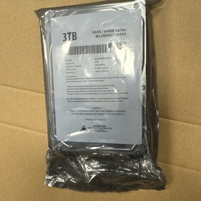 BRAND NEW 3TB 3.5″SATA Desktop Hard Drive – Factory Sealed High ...