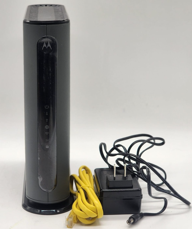 Motorola MG7550 16x4 High Speed Cable Modem Plus AC1900 WiFi Router ...