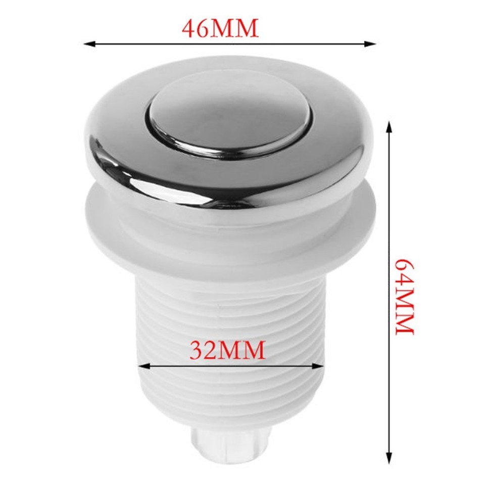 On Off Push Switch 32mm Pneumatic Button for Massage For Bathtub ...