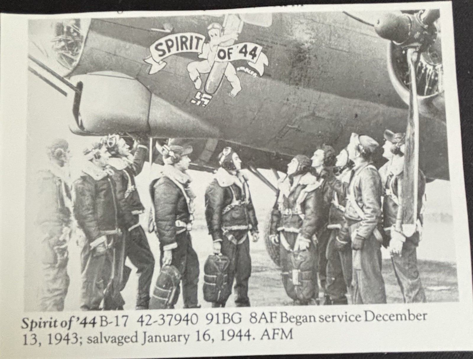 Book Clipping Photo B-17 Spirit Of 44 91st Bomb Group 8th Air Force | eBay