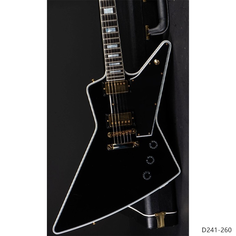 7-string New Offset Electric Guitar Black finish Block inlays Gold ...