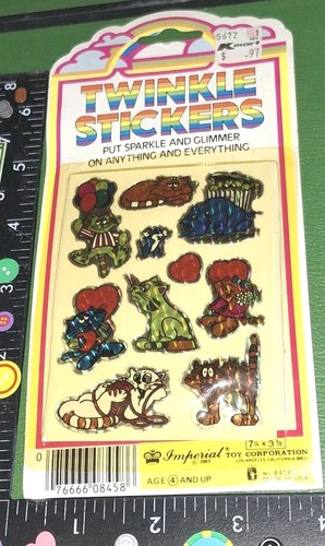 vintage stickers Twinkle Stickers Imperial 1 Pkg Prism CATS | eBay