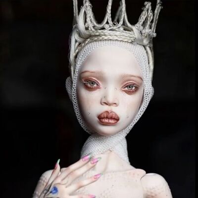 1/4 BJD Doll Supermodel Girl Free Face Make UP+Eyes Female Woman Resin ...