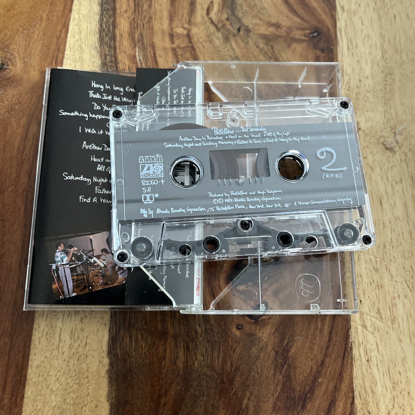 ...But Seriously by Phil Collins (Cassette, Nov-1989, Atlantic (Label ...