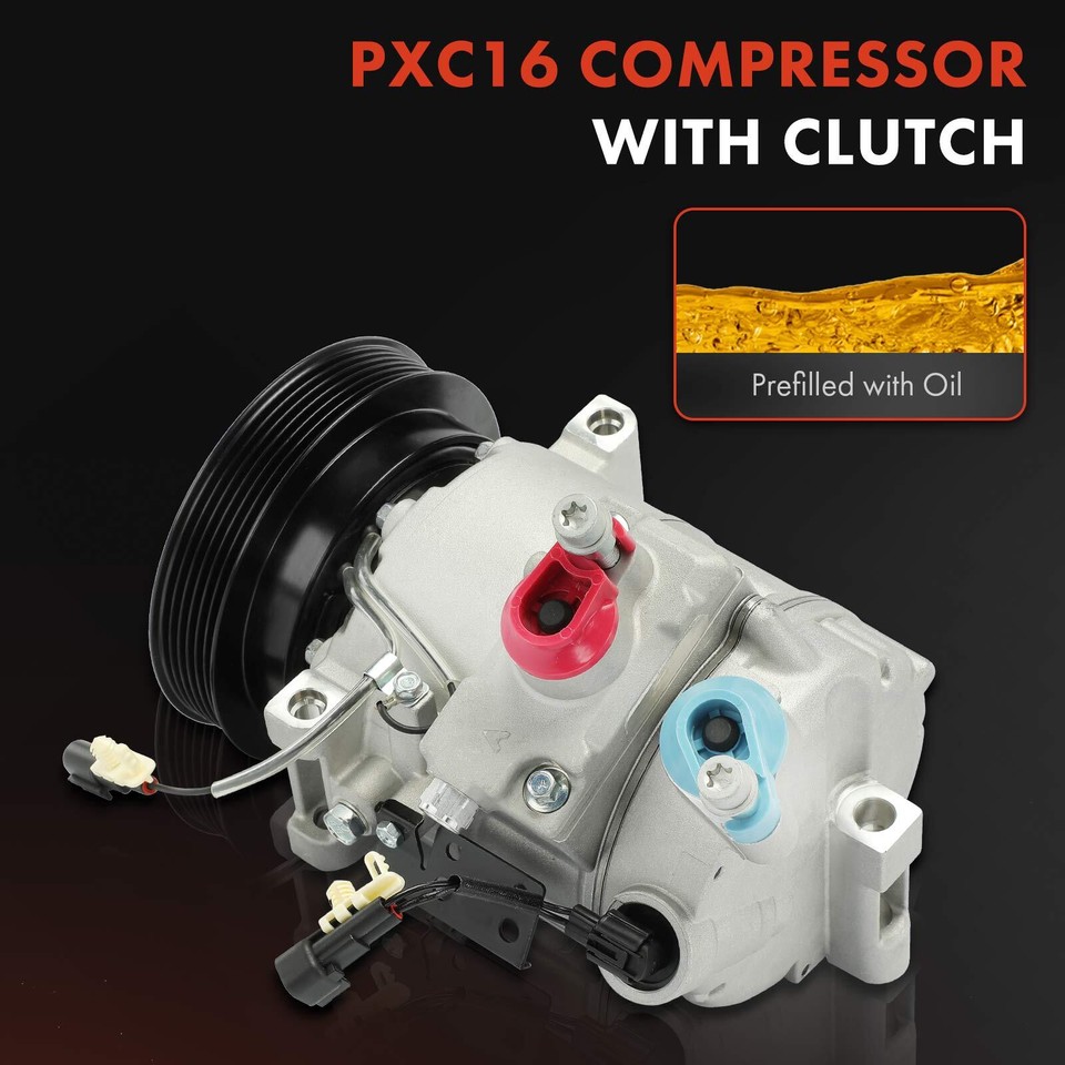 AC A/C Compressor for Volvo S60 2011-2016 S80 2010-2015 V60 2015-2016 ...