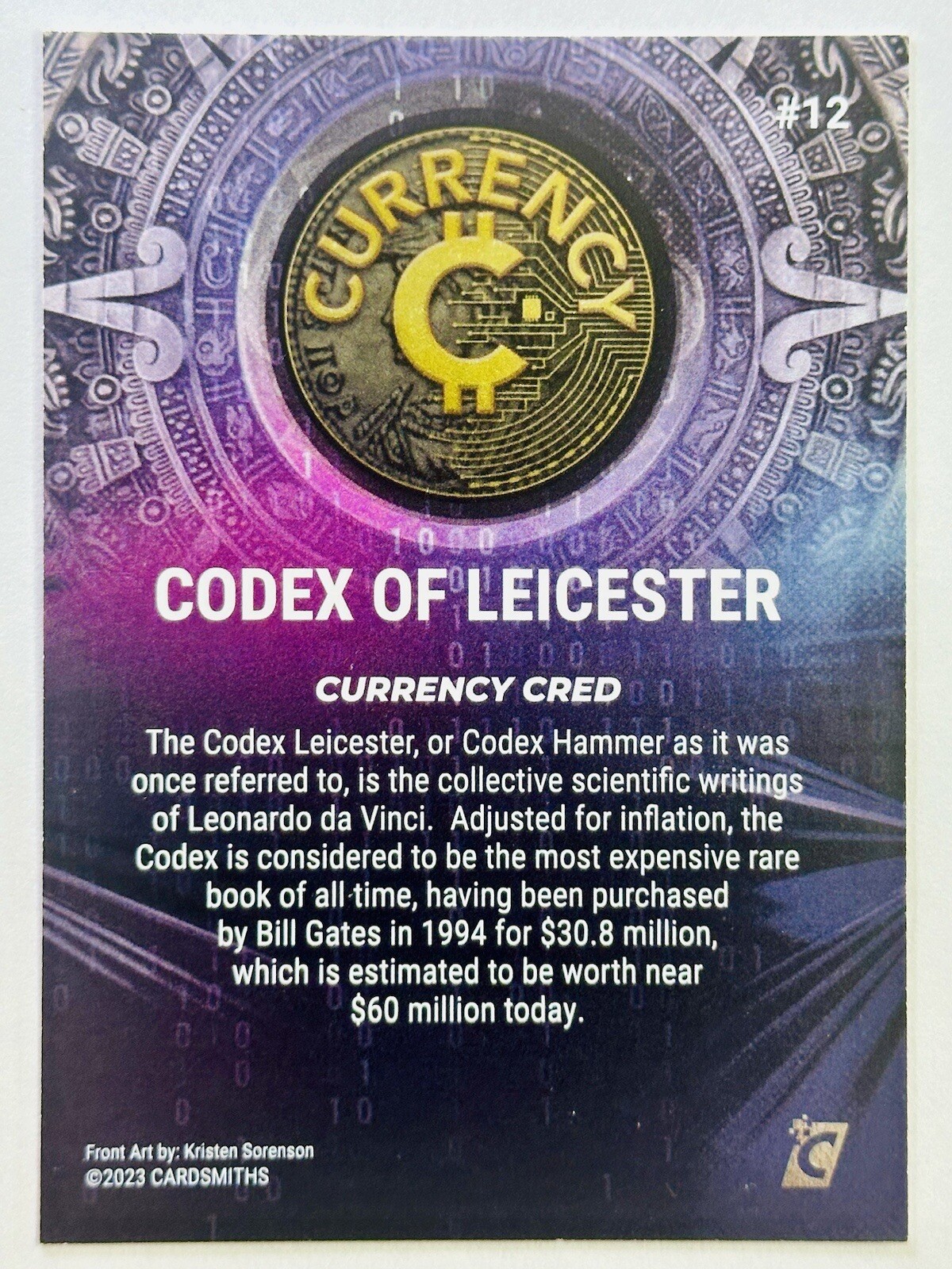 CODEX OF LEICESTER #12 2023 Cardsmiths Currency Series 2 S2 ICED FOIL ...
