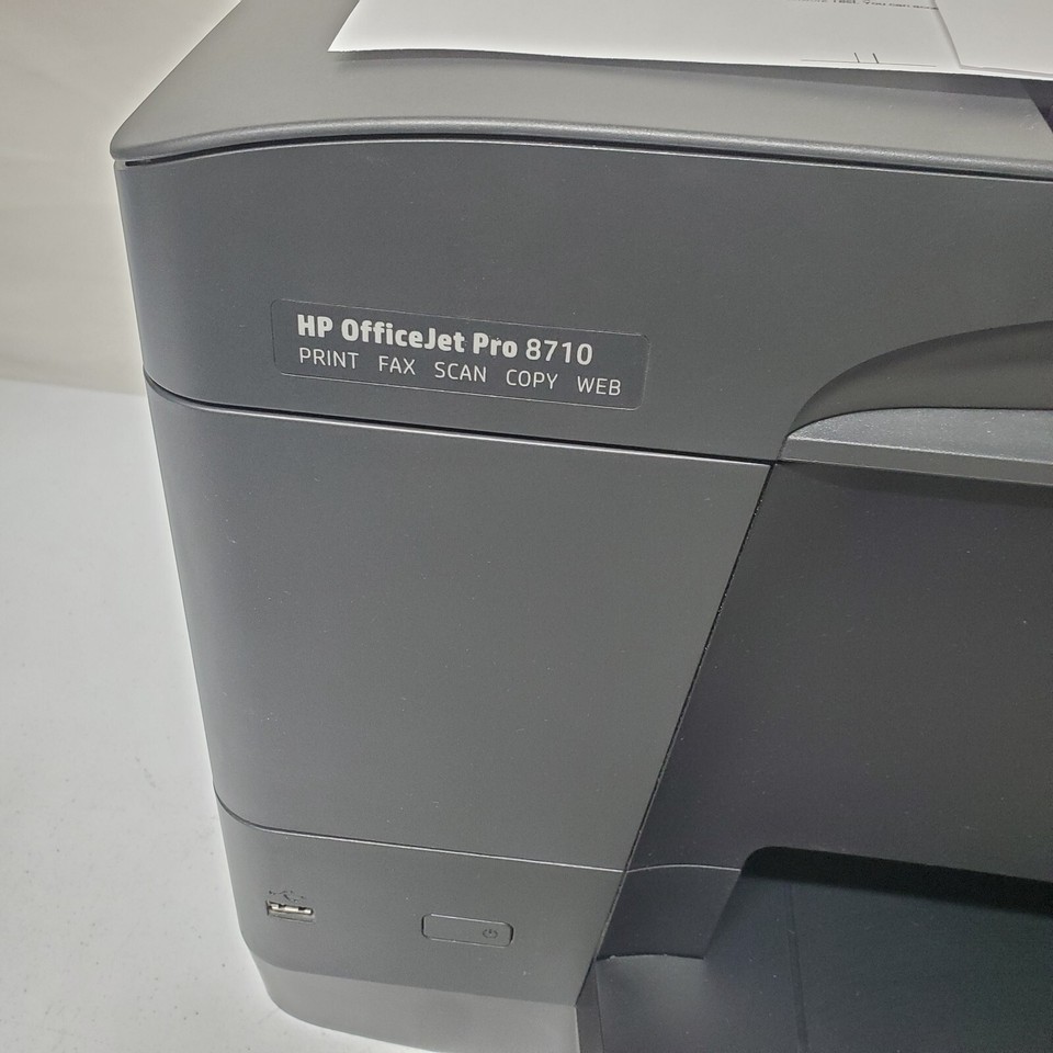 HP Officejet Pro 8710 Color Inkjet Printer NO INK All-In-One Copy Fax ...