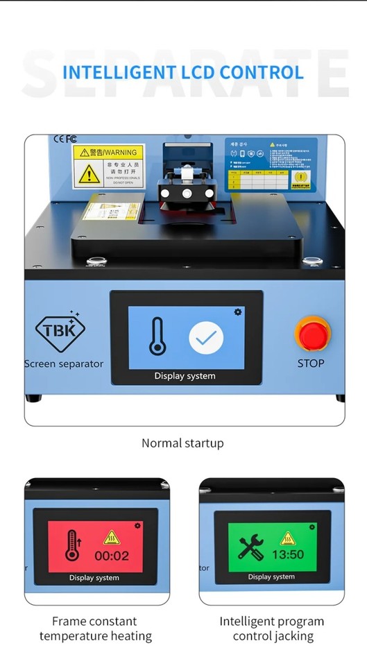 TBK-288 Automatic Intelligent LCD Heating Separator Screen Repair ...